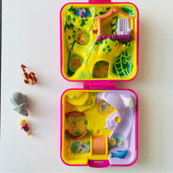 Blue Bird | Toys | Vintage 989 Polly Pocket Wild Zoo Playset | Poshmark